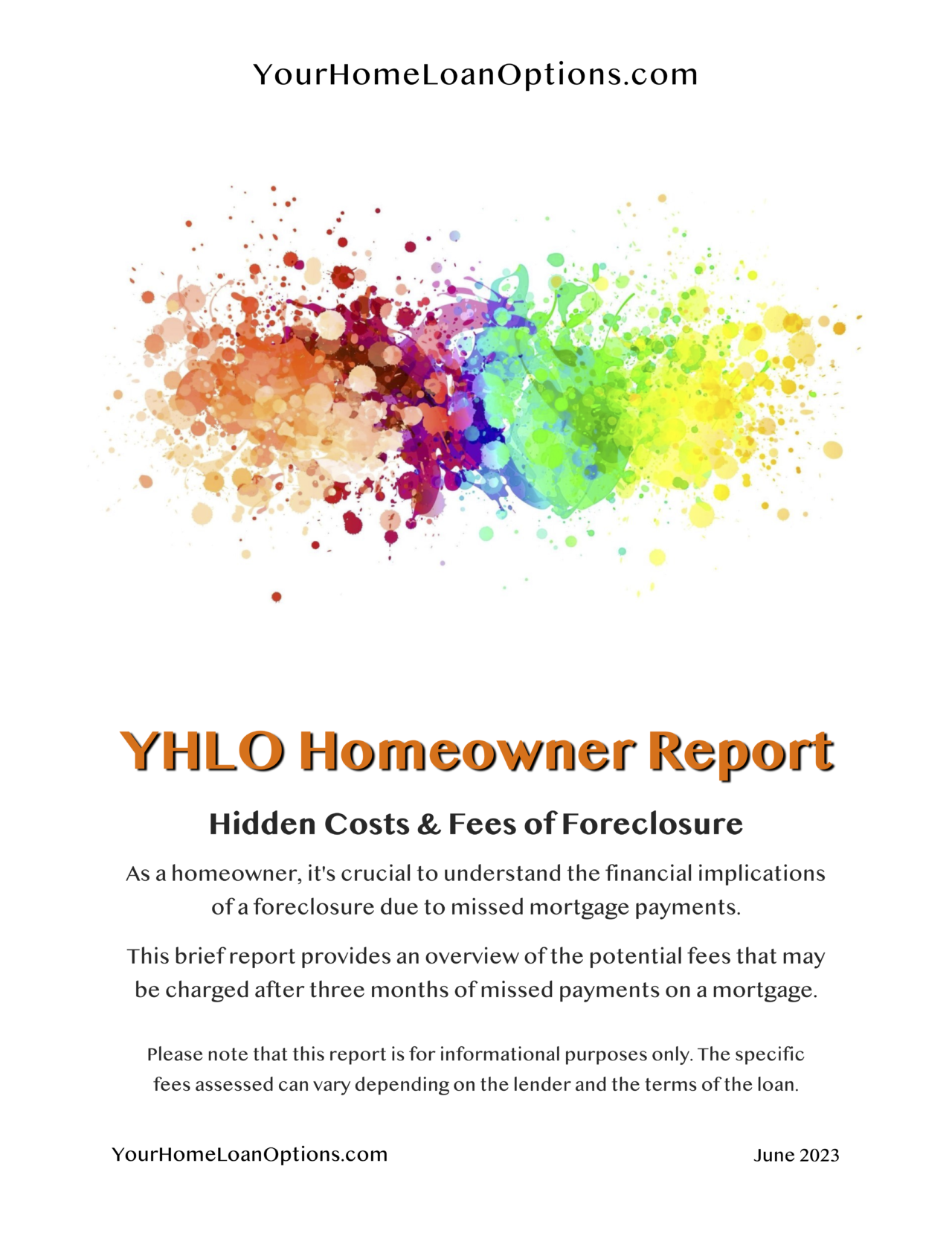 Reports - Your Home Loan Options